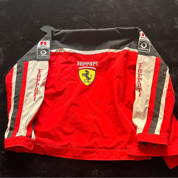 Ferrari | Jackets & Coats | Ferrari Racer Jacket Black And Red | Poshmark